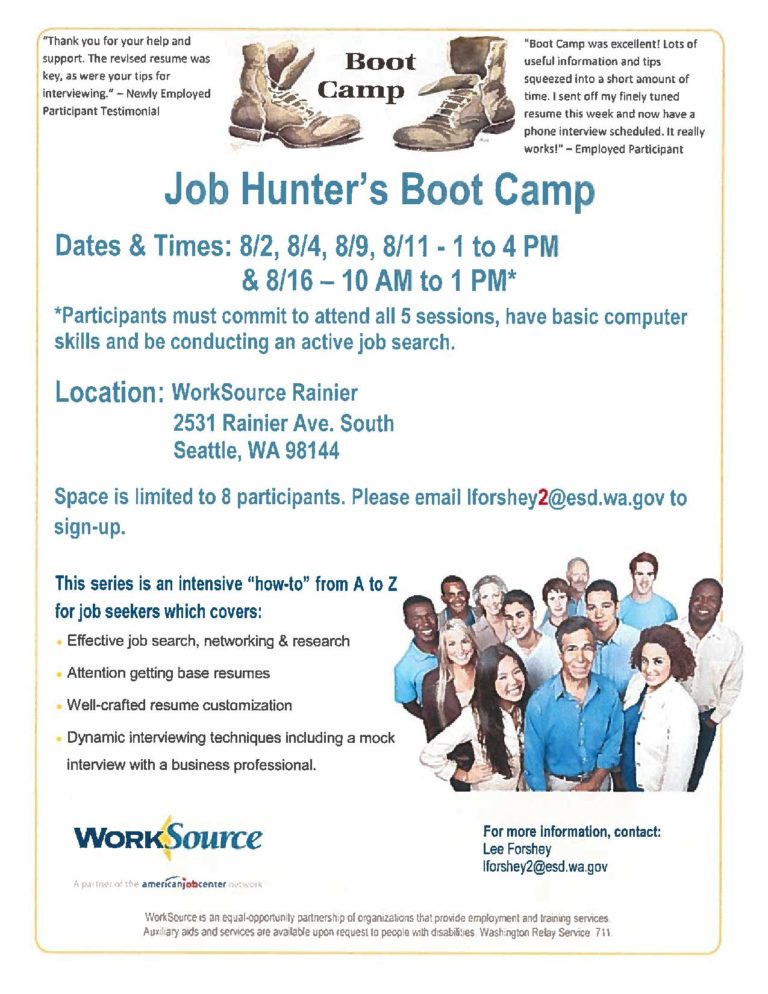 Boot Camp Flyer